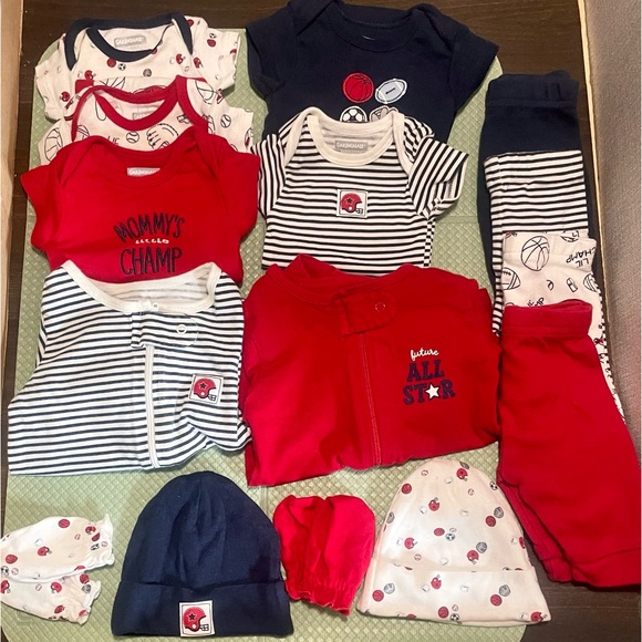 Garanimals | Matching Sets | Garanimals 5 Piece Newborn Boy Clothes ...